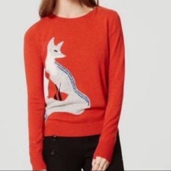 LOFT | Sweaters | Ann Taylor Loft Fox Sweater | Poshmark